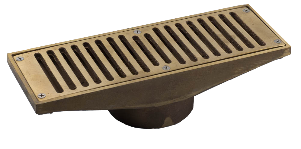 Cast Bronze Drain Fittings – Recessed Style – Standard Bronze